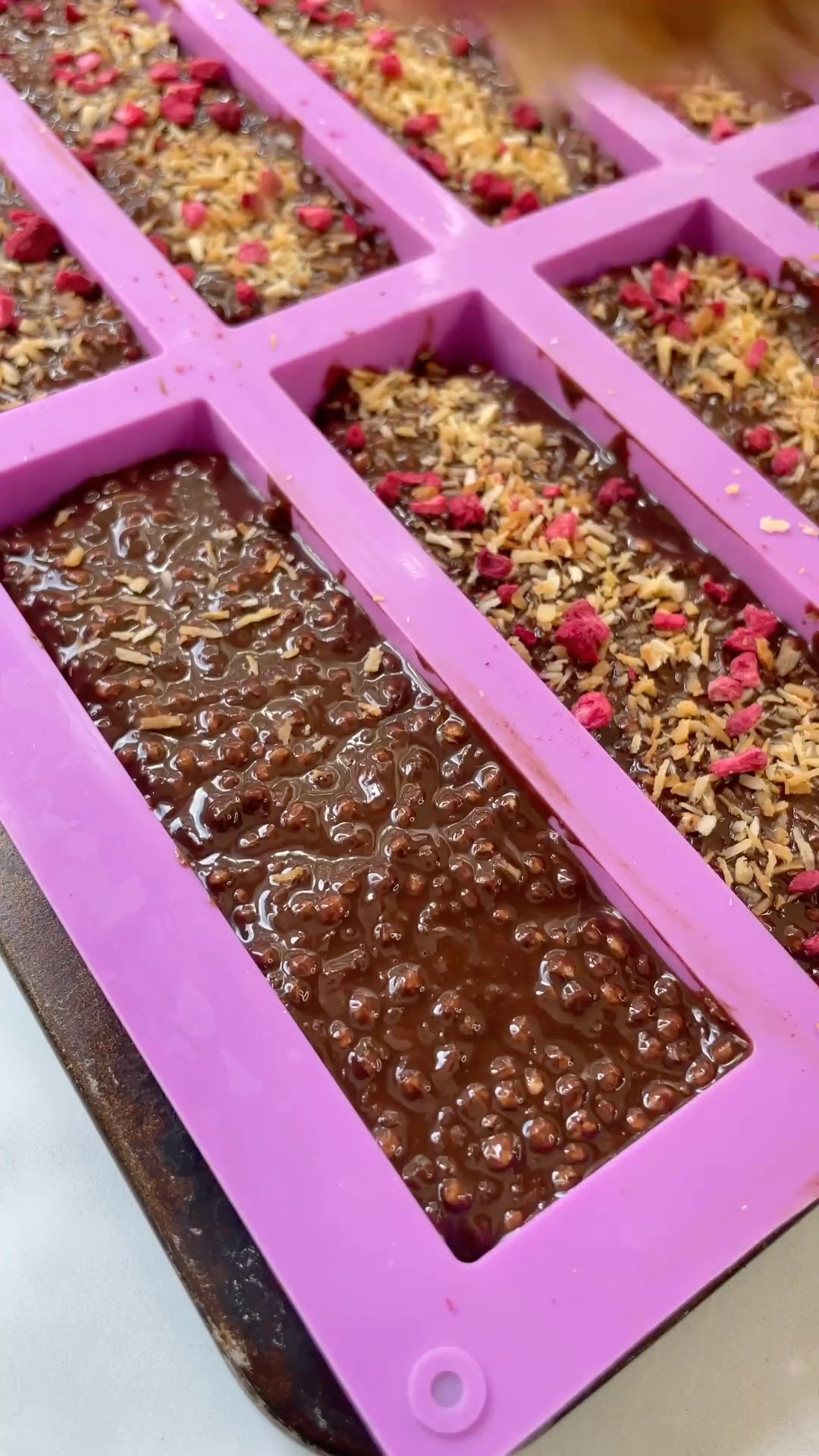 Coconut Raspberry Crunch Bars Recipe