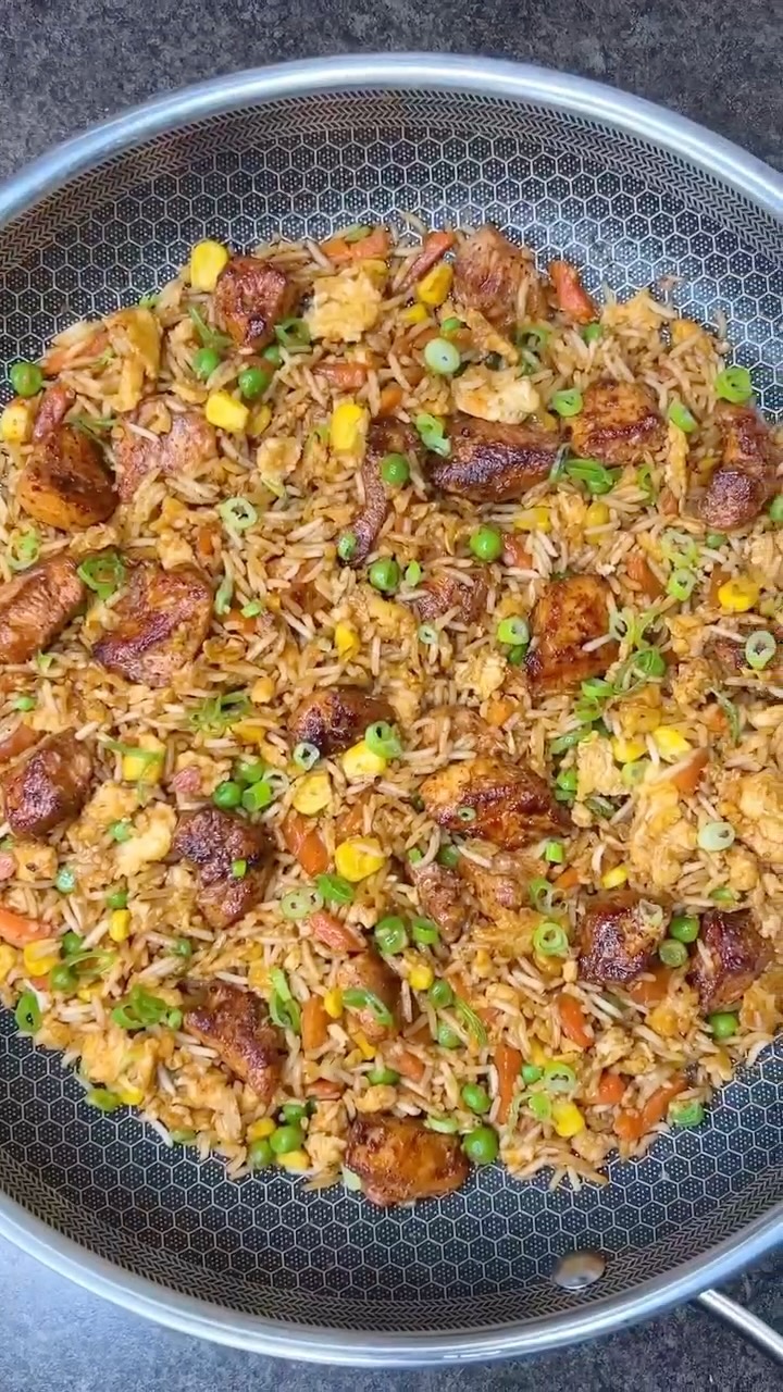 High Protein & Low Calorie Fried Rice Burrito