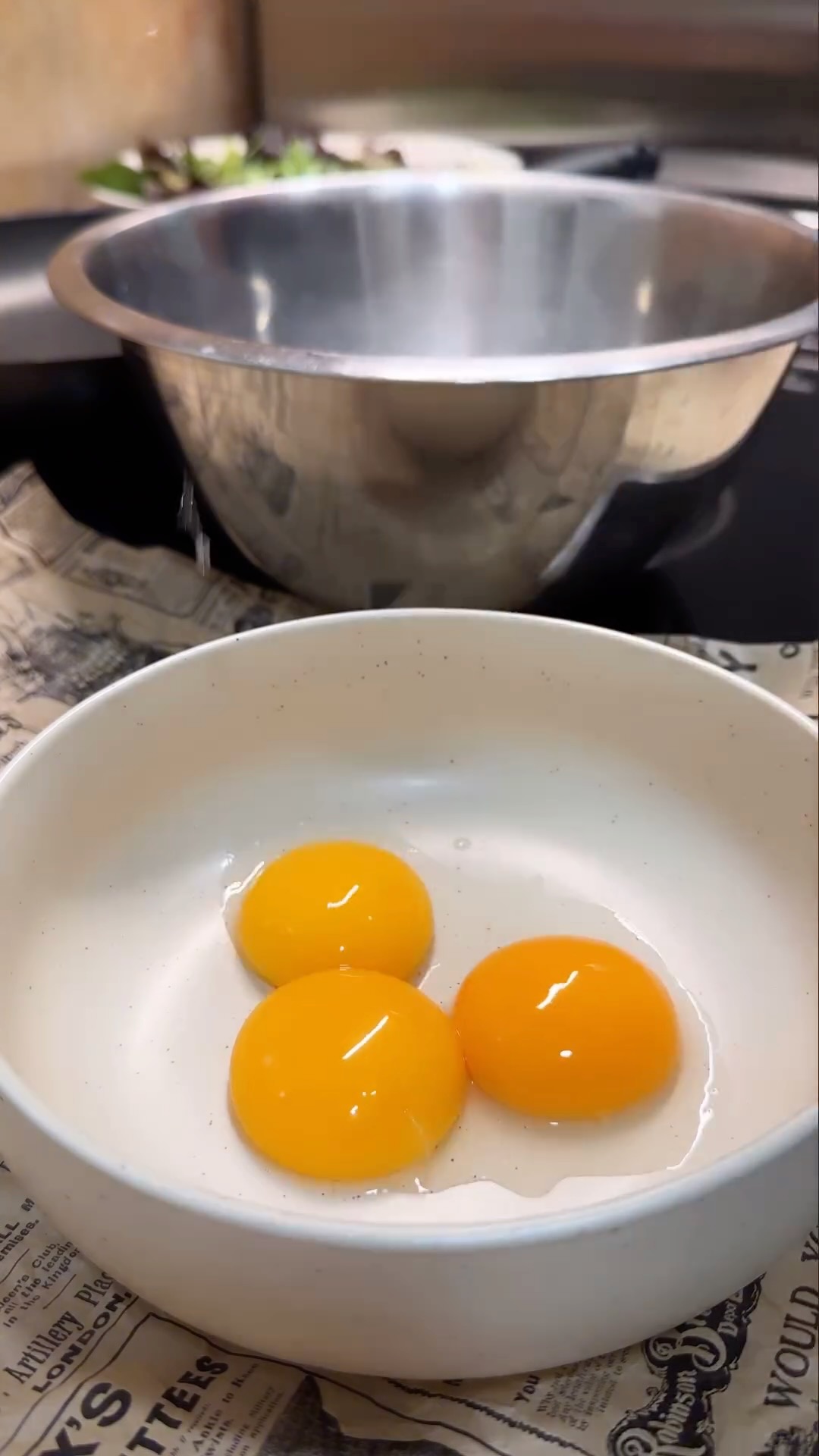 Asparagus Omelette Souffle