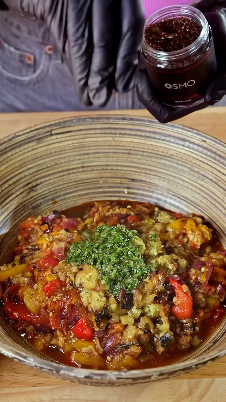 Burnt Vegetables Salad