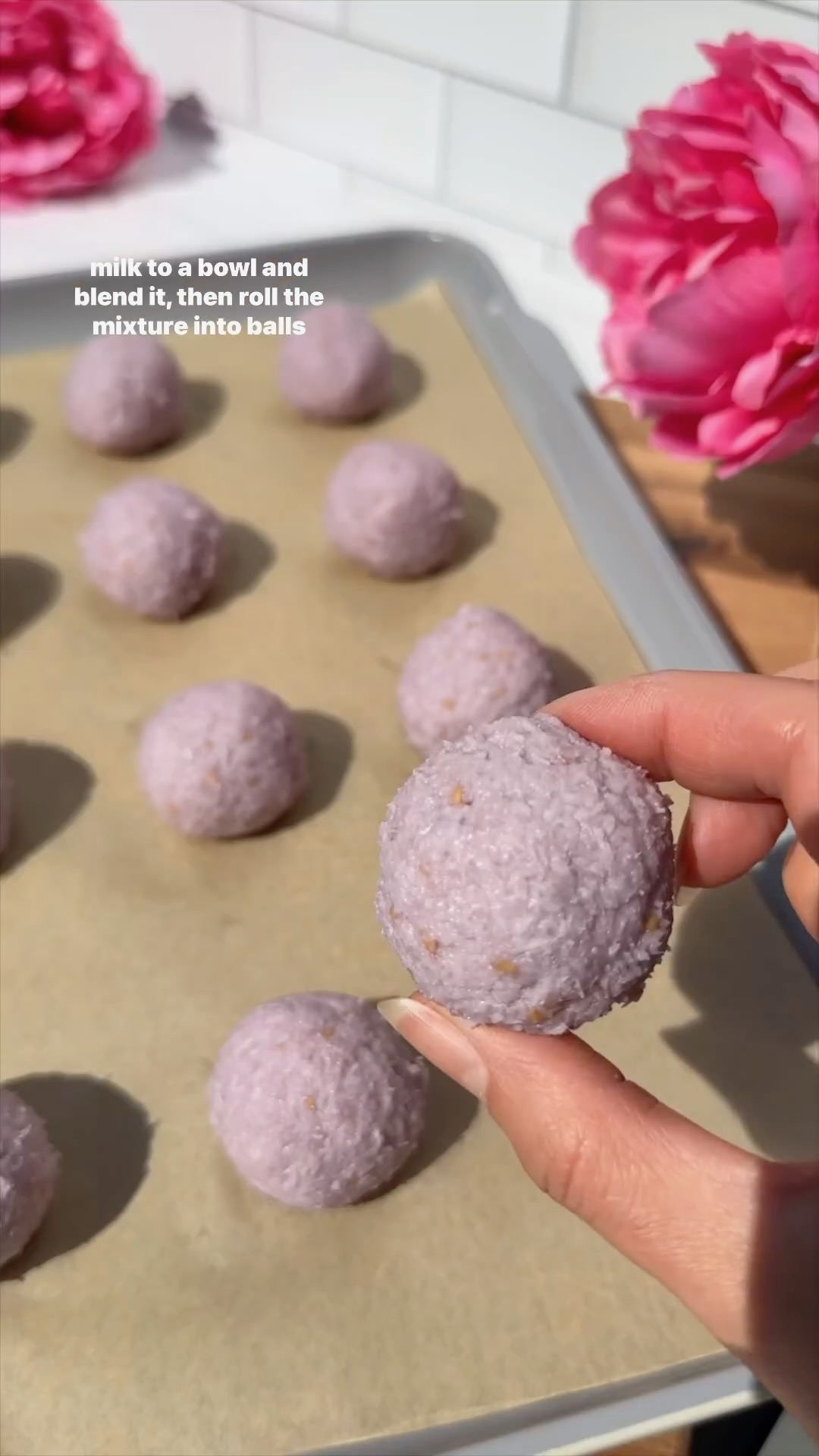 Raspberry Coconut Truffles
