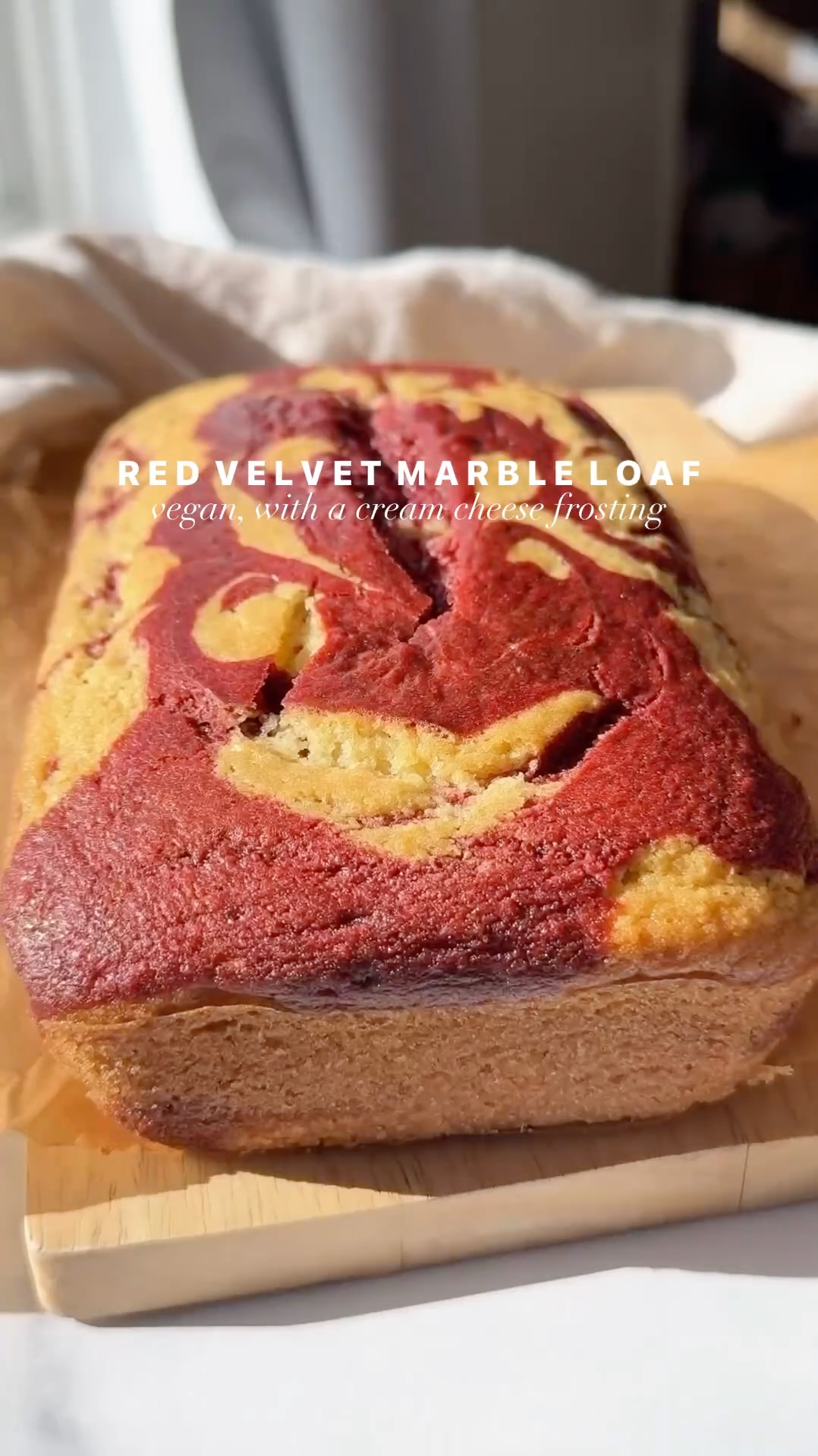 Red Velvet Marble Loaf
