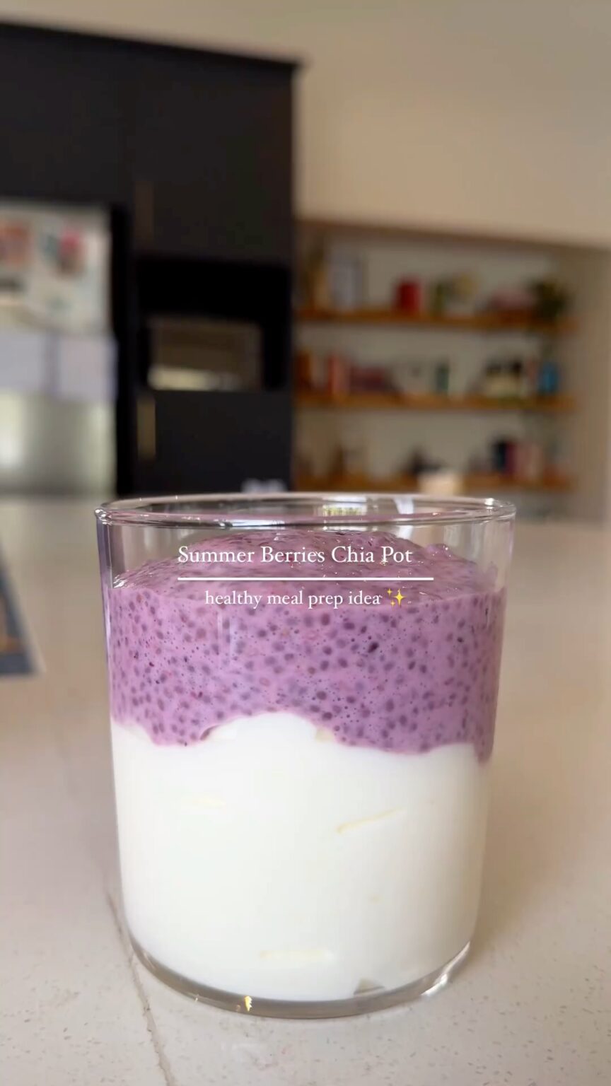 Summer Berries Chia Pot