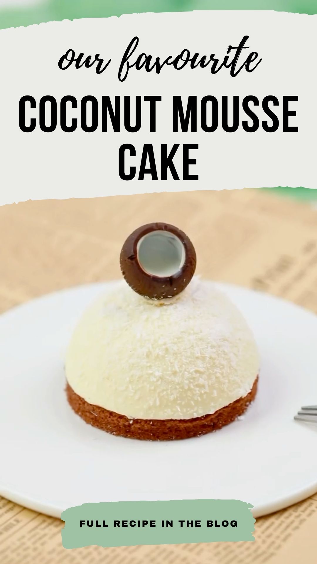 Coconut Mousse Cake Recipe