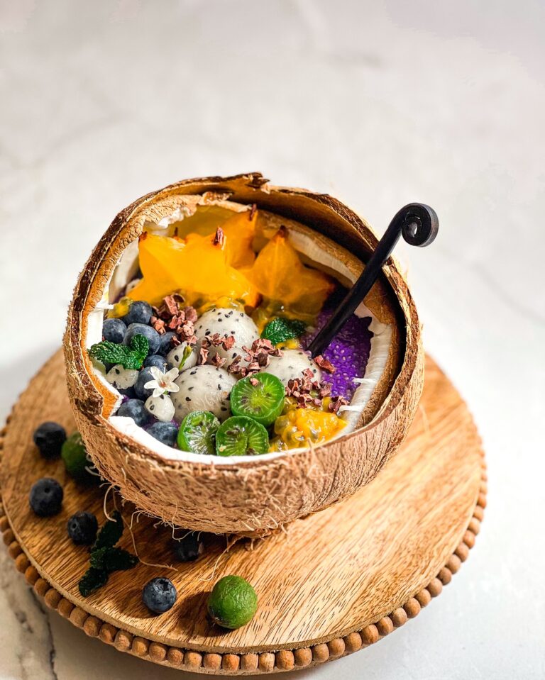 Coconut Ube Chia Pudding Recipe