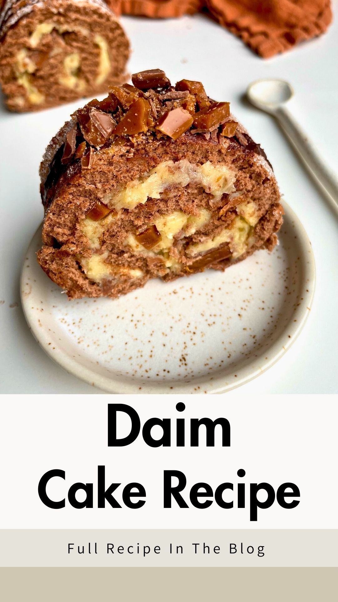 Daim Roll Cake Daimrulltårta Recipe