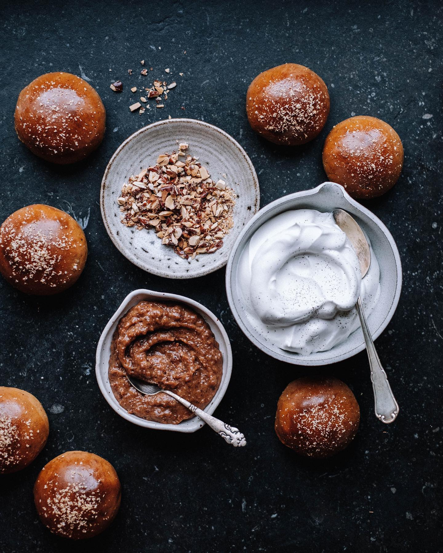 Vegan Swedish Semla with Almond Cream