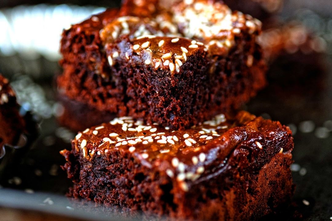 Halvah Swirl Brownies 🍫 | Decadent, Nutty, Gooey Squares