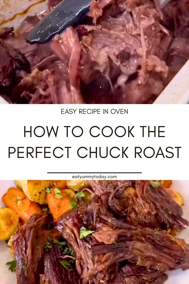 Perfect Oven-Baked Chuck Roast | Easy Shredded Beef Recipe