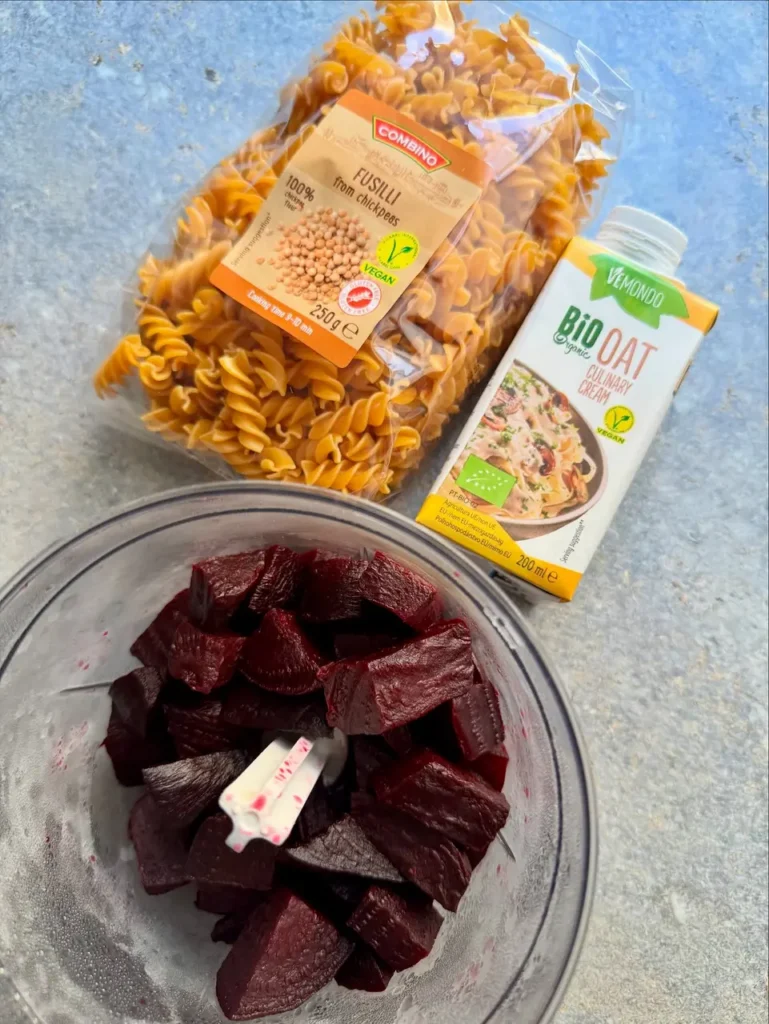 Creamy Roasted Beetroot Pasta — Vibrant Oat-Cream Sauce for Quick ...